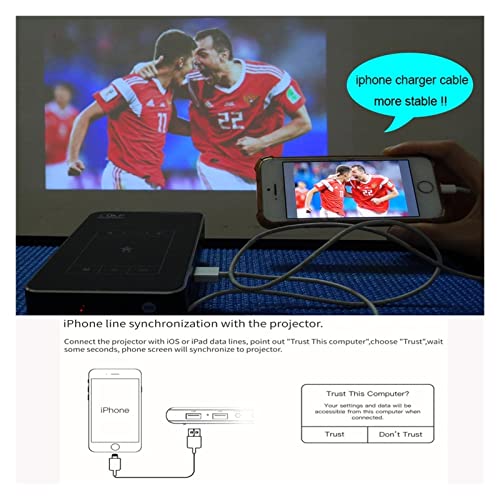 T18 (2G+32G) Android 7.1.2 Smart Projector Mini DLP Projector Support AC3 HD 1080P Video Beamer BT4.1 Airplay DLNA ( Color : 2G 32G and Mouse )