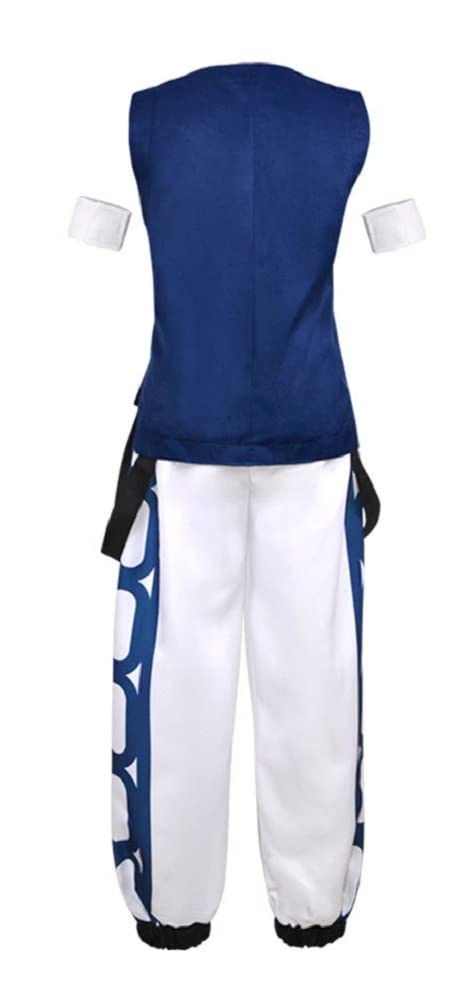 Adult Rimuru Tempest Cosplay Costume Jacket Coat Full Set Halloween Uniform for Mens (Blue, X-Large)