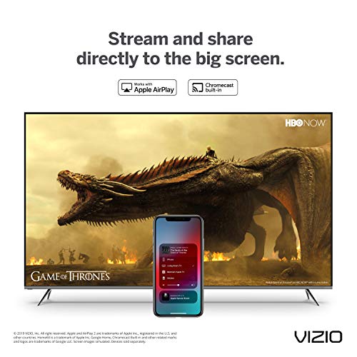 VIZIO 32-inch D-Series - Full HD 1080p Smart TV with Apple AirPlay and Chromecast Built-in, Screen Mirroring for Second Screens, & 150+ Free Streaming Channels (D32f-G1, 2020)