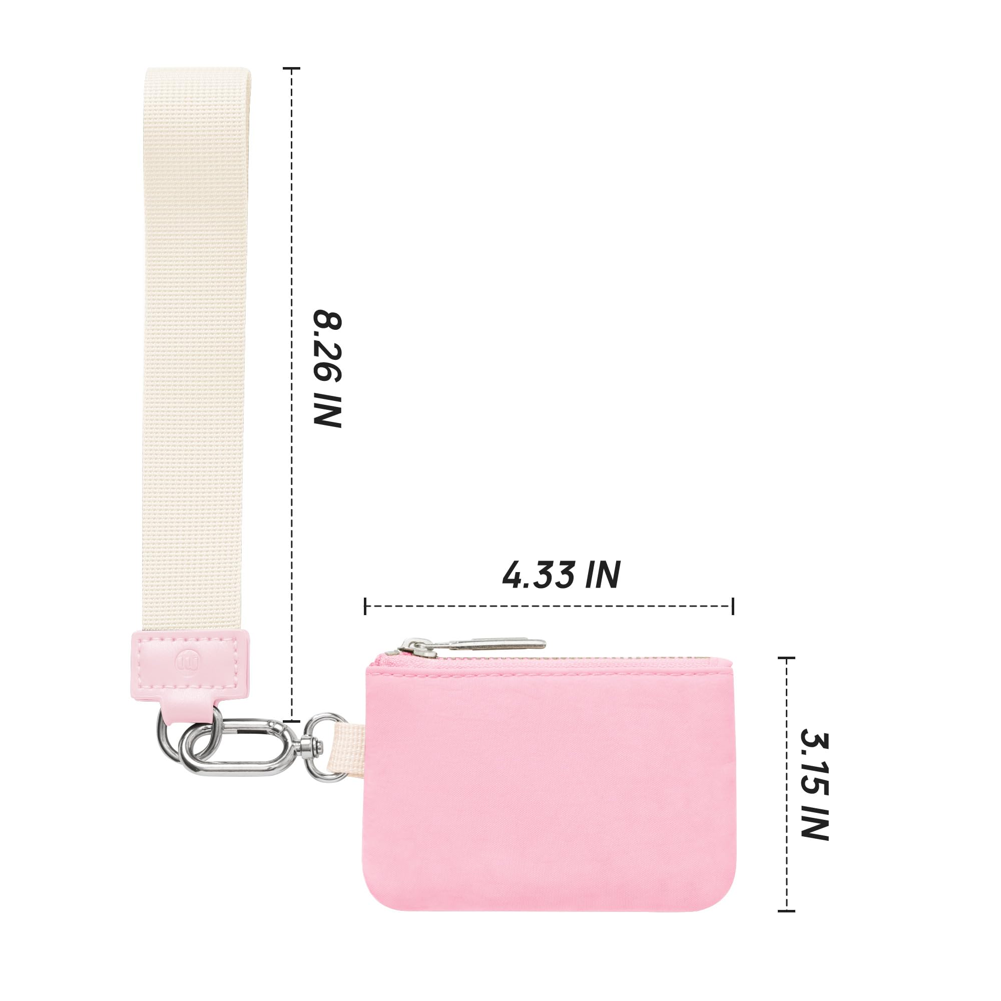 Mum's Memory Mini Zip Around Wristlet Wallet for Women Dual Pouch Wristlet Portable wallet Coin Purse Mini Women Coin Pocket