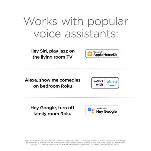 Roku Smart Soundbar, 4K/HD/HDR Streaming Media Player & Exceptional Audio Includes Roku Voice Remote
