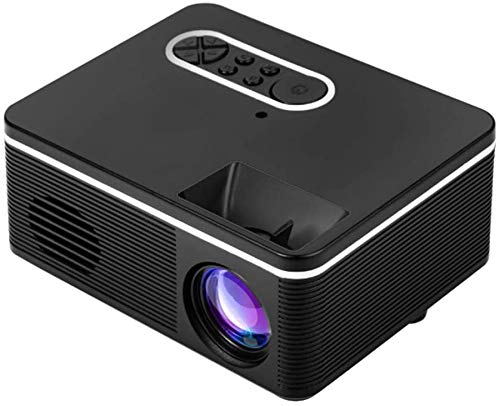 Zeta Mini HD Projector Short Throw Projector 4k 1080P AV/USB/TF/HDMI/5V-2A Portable LCD LED Beam Projector for 4:3 Screen Indoor/Outdoor