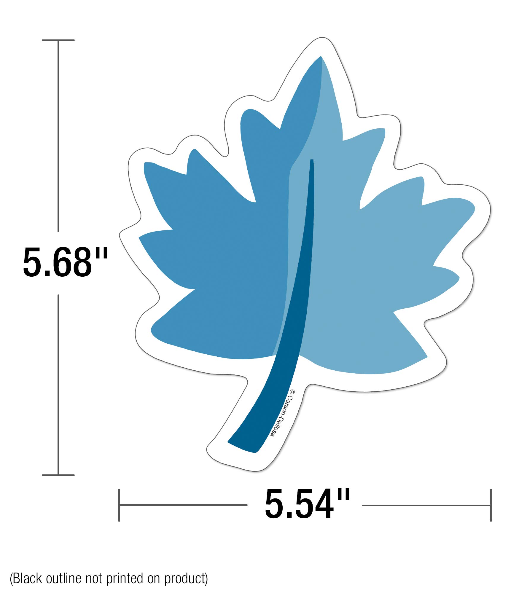 Carson Dellosa Colorful Leaves Cutouts, 36 Fall Cutouts for Bulletin Board and Classroom Décor, Multi-Color Leaf Classroom Cut-Outs, Seasonal Cutouts for Classroom Fall Bulletin Board Decorations