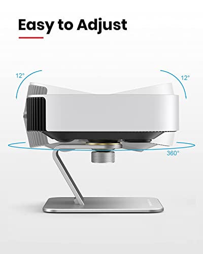Anker NEBULA Capsule Max, Pint-Sized Wi-Fi Mini Projector with Nebula Desktop Stand for Projectors, 360° and Height Adjustment