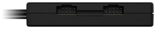 Corsair Internal 4-Port USB 2.0 Hub - 4X 9-Pin USB 2.0 Ports - Easy Magnetic Installation - Compatible with Most Intel® and AMD® Motherboards - Black