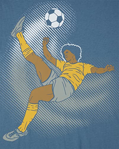 The Children's Place Boys Sports Long Sleeve Graphic T-Shirts Soccer Player Kick Large