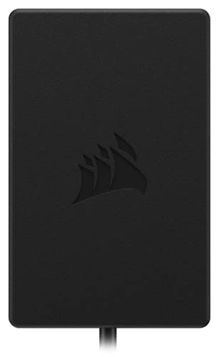 Corsair Internal 4-Port USB 2.0 Hub - 4X 9-Pin USB 2.0 Ports - Easy Magnetic Installation - Compatible with Most Intel® and AMD® Motherboards - Black