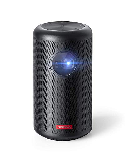 Anker NEBULA Capsule Max, Pint-Sized Wi-Fi Mini Projector with Nebula Desktop Stand for Projectors, 360° and Height Adjustment