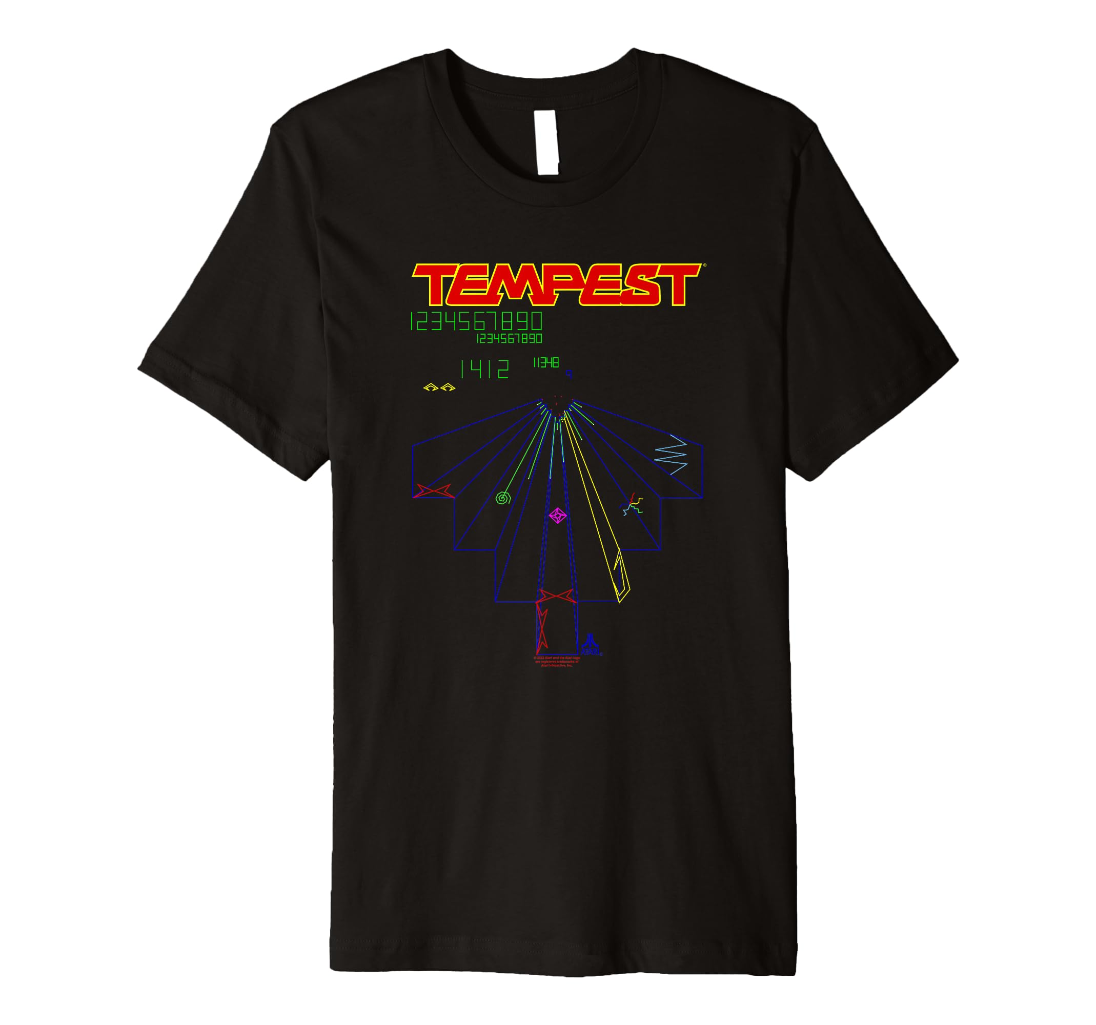 Atari Tempest Screen Premium T-Shirt