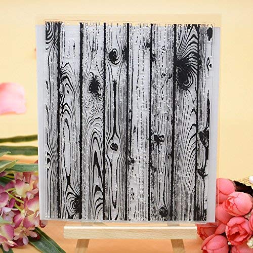 Welcome to Joyful Home 4pcs/Set Wooden Star Brick Crack Background Rubber Clear Stamp for Card Making Decoration and Scrapbooking