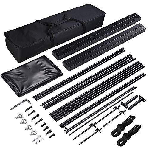 Instahibit 150" 16:9 HD Detachable Projector Screen Portable Fast Folding Outdoor Movie Theater Camping Stand Carry Bag