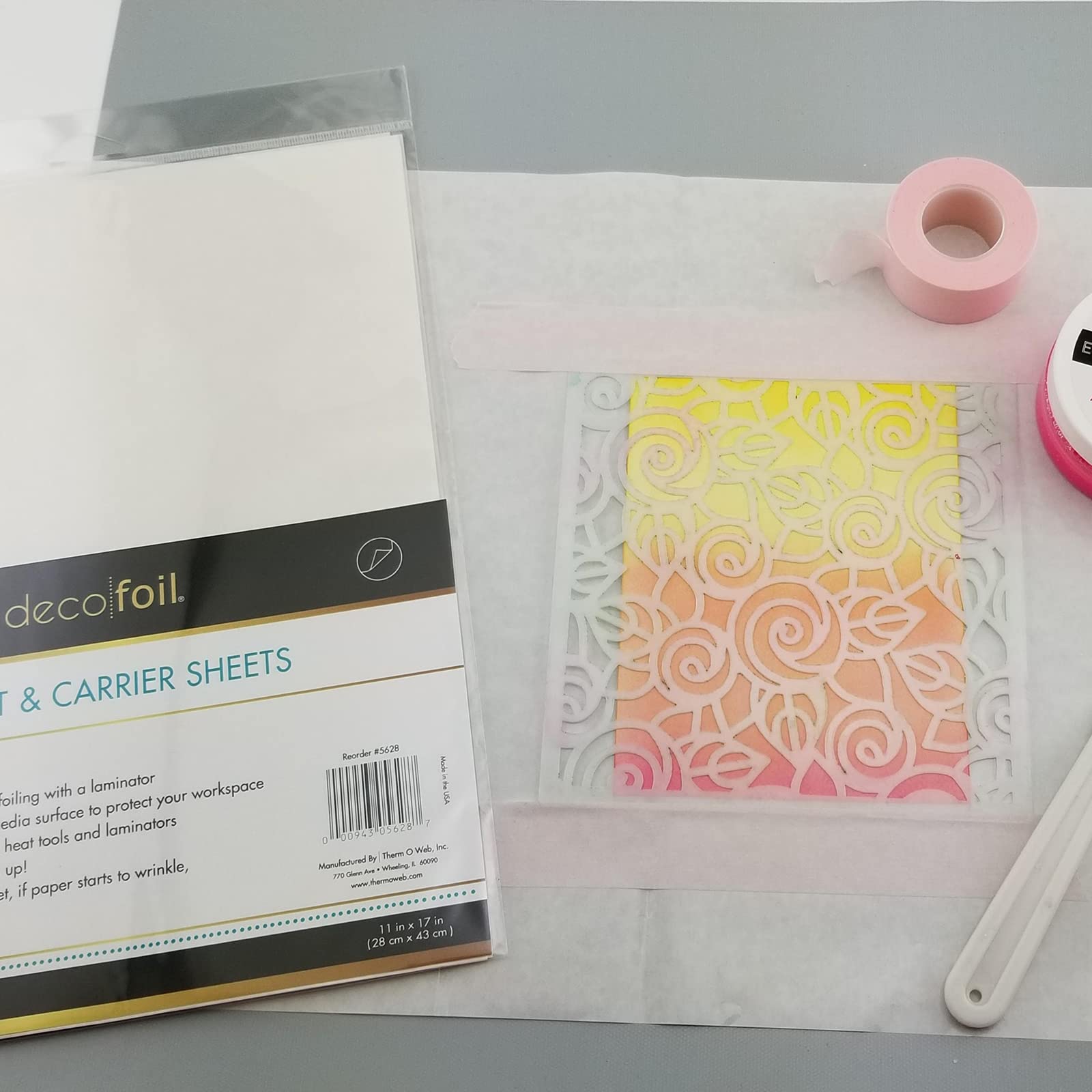iCraft Deco Foil Craft & Carrier Sheets, 11" x 17", 6 Sheets per Pack