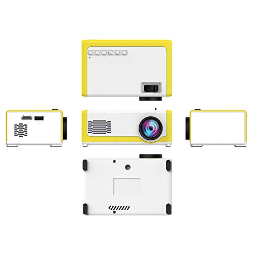 HD Mini Projector 19201080P Support AV USB SD Card USB 1800 Lumens Mini Home Projector Portable Beamer