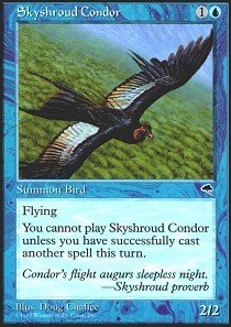 Magic The Gathering - Skyshroud Condor - Tempest