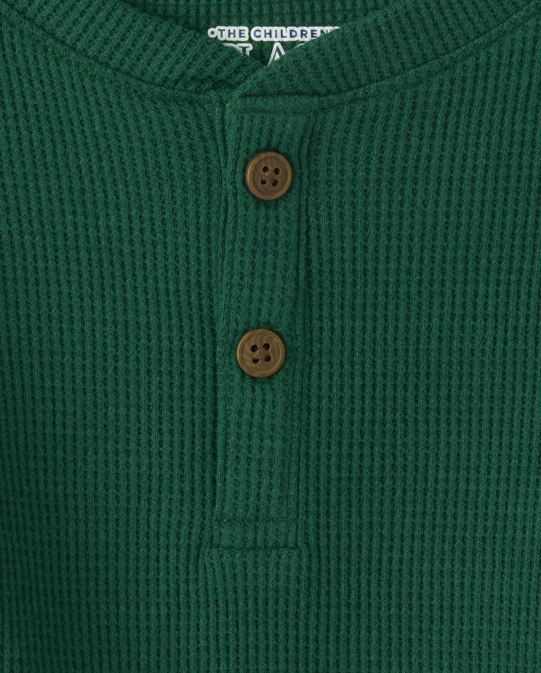 The Children's Place,and Toddler Boys Long Sleeve Thermal Henley Top,4T