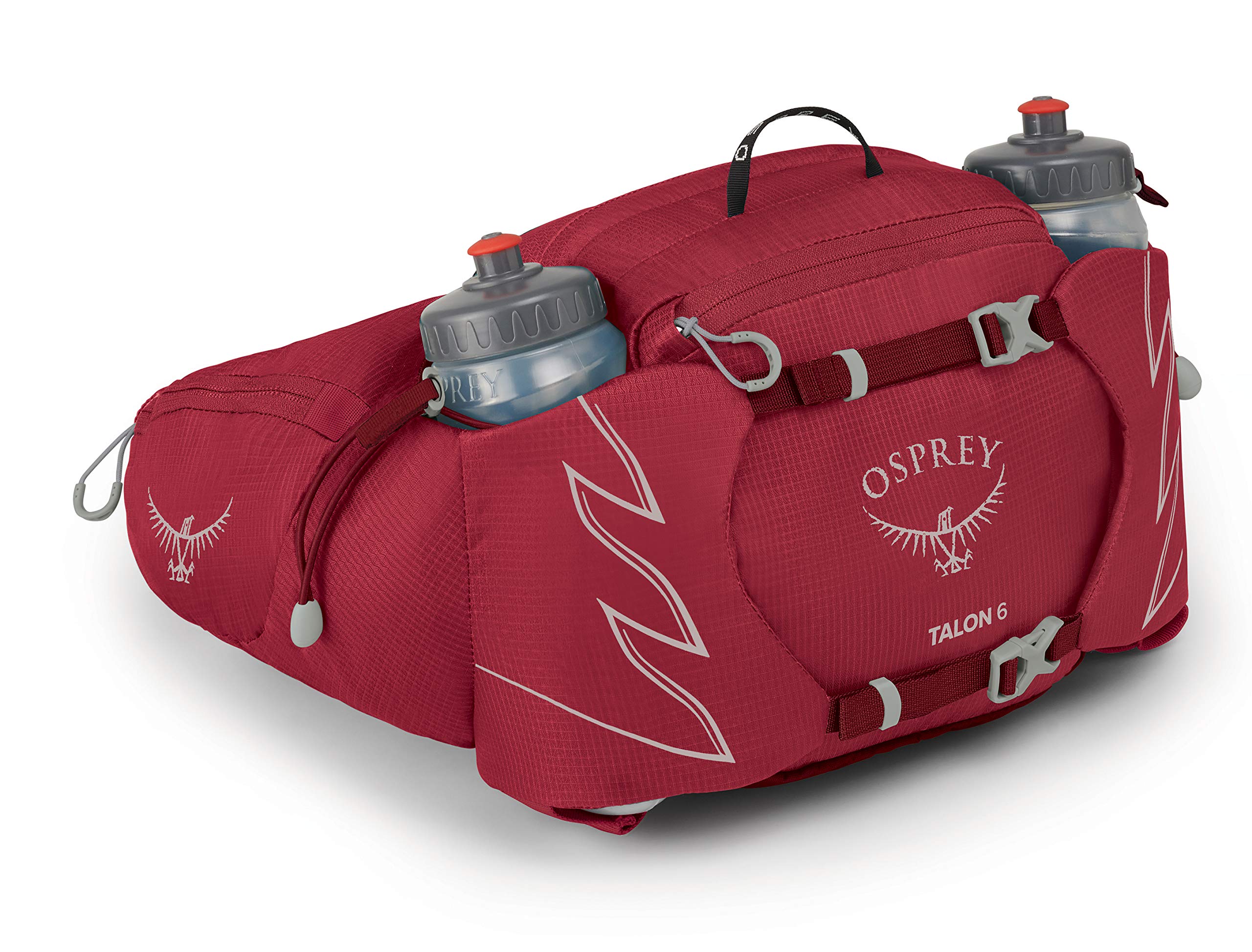 Osprey Talon 6L Men's Lumbar Hiking Waist Pack, Cosmic Red