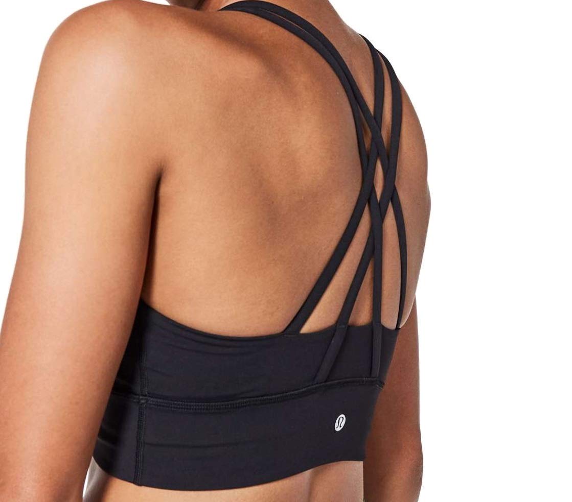 lululemon Energy Bra Long Line (Black, 8)