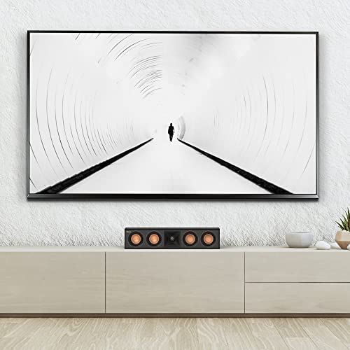 Klipsch Reference Premiere RP-404C II Center Channel Speaker with Shallow-Depth Sealed Design and 4โ Cerametallic Woofer for Crystal-Clear Home Theater Dialogue in Ebony