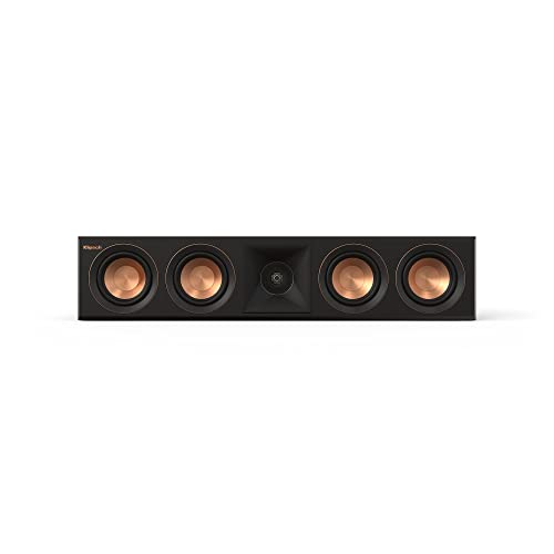 Klipsch Reference Premiere RP-404C II Center Channel Speaker with Shallow-Depth Sealed Design and 4โ Cerametallic Woofer for Crystal-Clear Home Theater Dialogue in Ebony