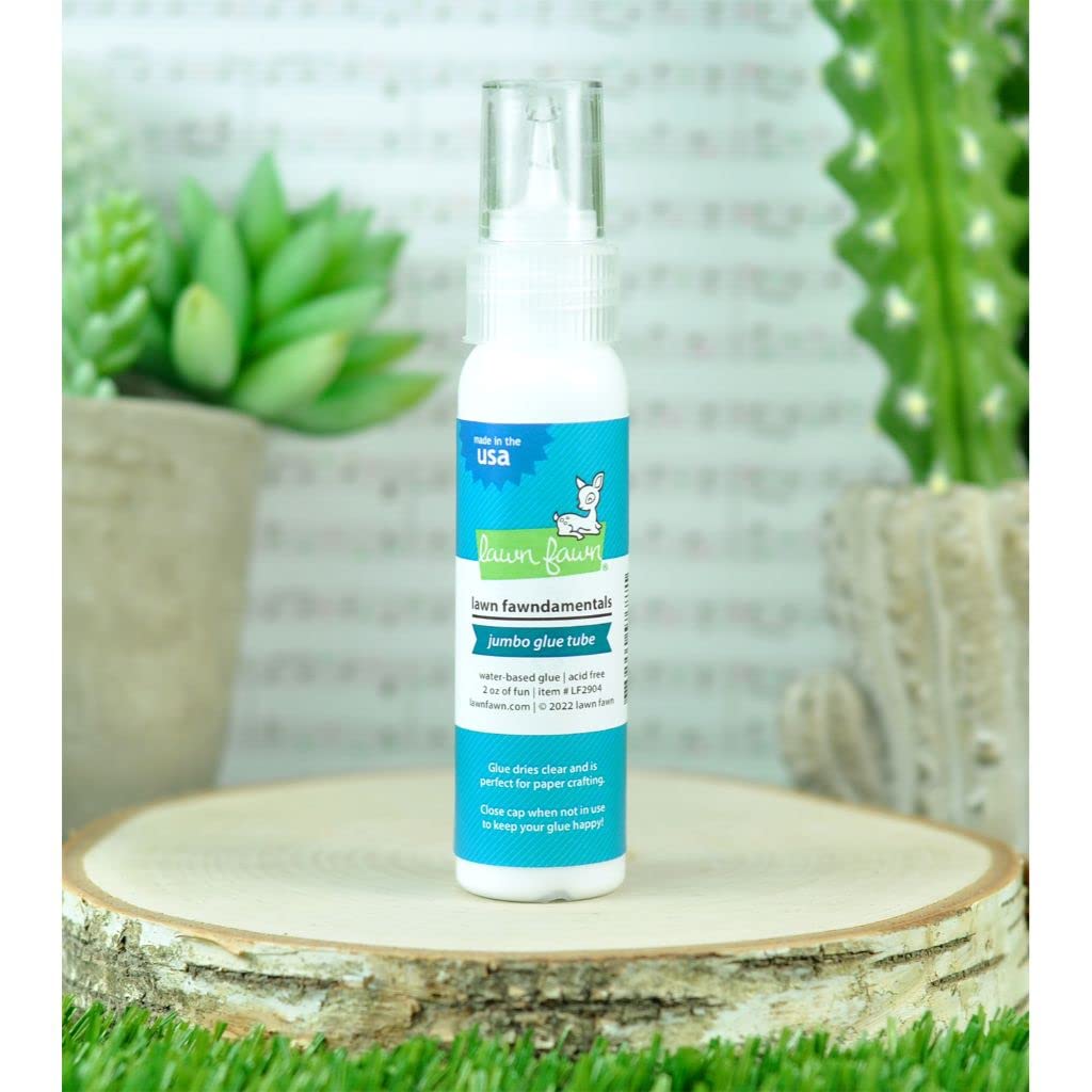 LAWN FAWN Jumbo Glue Tube, Clear