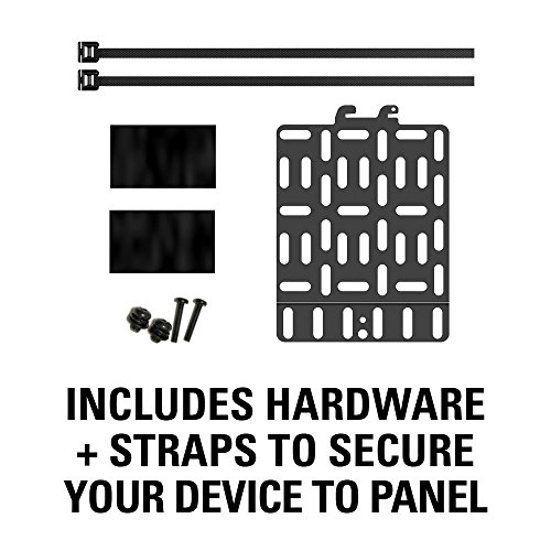 Sanus SASP1-B1 Streaming Media Player Mounting Bracket Hides Most Small Devices Up to 3 lbs. Behind Your TV - Apple TV Roku Fire TV etc. - SASP1-B1 Black