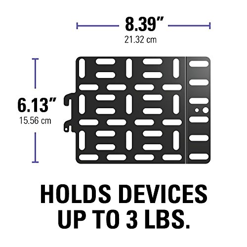 Sanus SASP1-B1 Streaming Media Player Mounting Bracket Hides Most Small Devices Up to 3 lbs. Behind Your TV - Apple TV Roku Fire TV etc. - SASP1-B1 Black