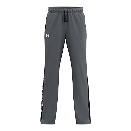 Under Armour Boys Brawler 2.0 Pants , Pitch Gray (012)/White , X-Large