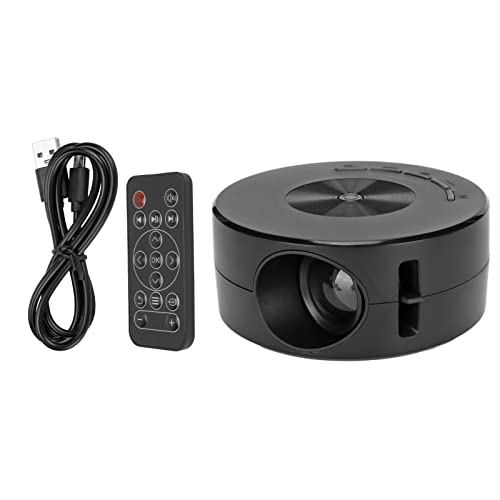 1080p Mini Portable Projector, Built in Speaker LED Home Theater Movie Projector for Kids Gift, Outdoor, Indoor