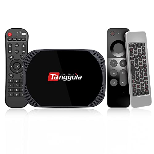 2022 New Tanggula X5 Android TV Box, 4GB+128GB Android 11.0, Dual Band WiFi 2.4GHz/5GHz Free Voice Remote Mini Keyboard