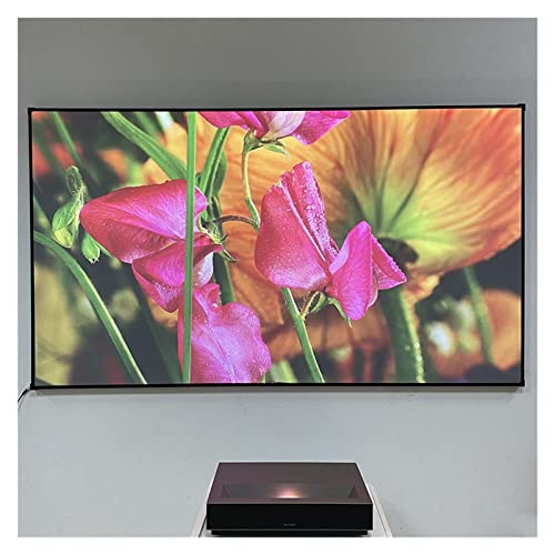 Projector Screen Projector Screen 133 Inch 16:9 with Fixed Frame 3D 4K Supported Suitable for Home Theater On Any Venues for Any Entertainment