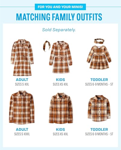 The Children's Place,and Toddler Long Sleeve Fashion Dress,HAY Stack,4T
