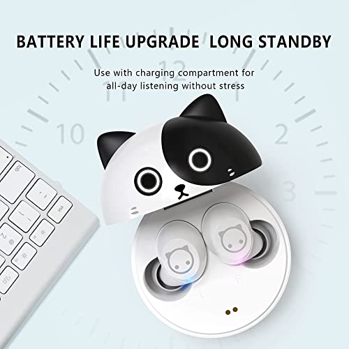 Halfic Kids Wireless Earbuds for Small Ears β Bluetooth 5.0 Headphones with Microphone and Noise Reduction β 36H Playtime IPX5 Waterproof Touch Control, HiFi Stereo Earphone for Adult