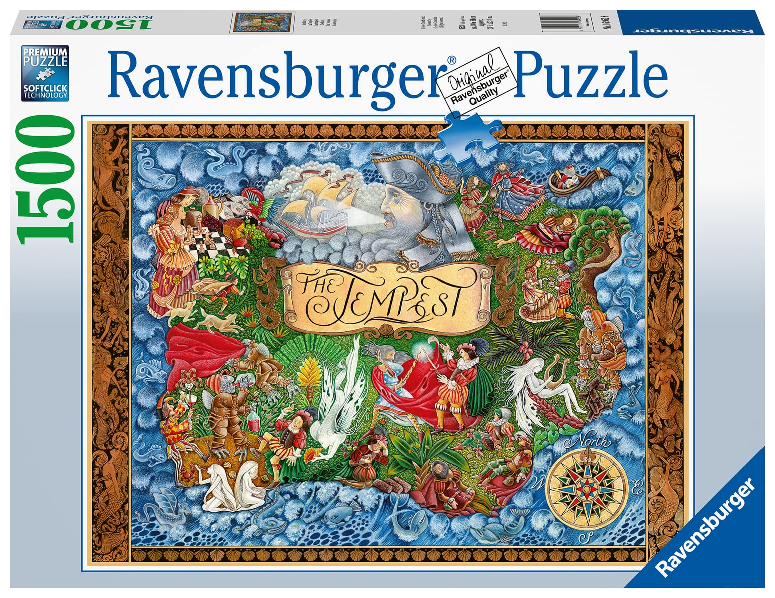 Ravensburger The Tempest 1500 Piece Jigsaw Puzzle for Adults - 16952 - Every Piece is Unique, Softclick Technology Means Pieces Fit Together Perfectly