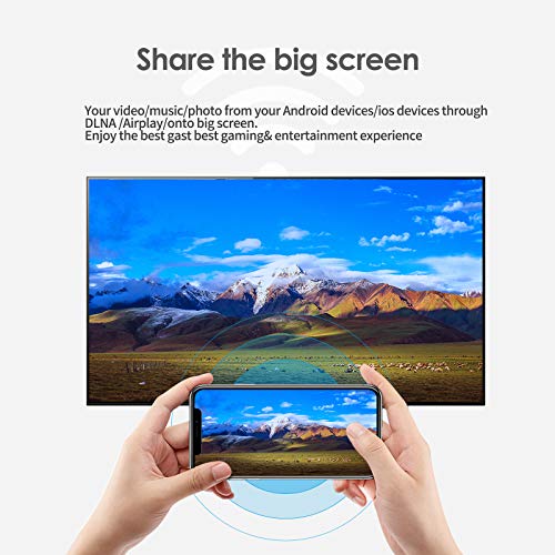 Android 10.0 TV Box Octa Core, Android TV Box 2GB RAM 16 GB ROM, WiFi 2.4GHz/5GHz Quad Core 64 Bits 3D/4K/6K Full HD/H.265/H.264/USB 2.0 Android Box