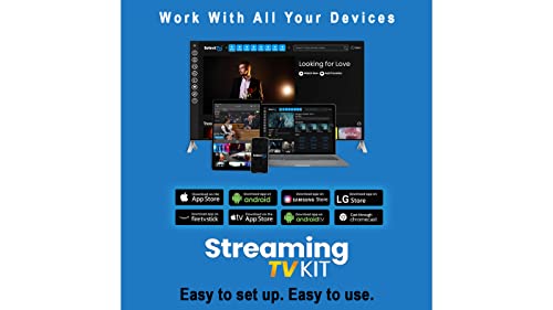 The World's First Stream Engine - SelectTV Combines 100s of TV Channels & Free On Demand Entertainment Use All Your Apps- + Access Live Local Digital W/ Our Streaming Kit (KIT01-RET)