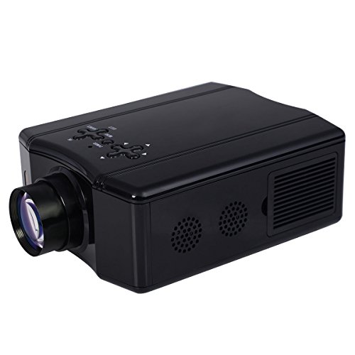 Safstar 2000 Lumens Mini Multimedia Portable Projector HD 1080P LCD LED Video Game Home Cinema Theater Movie Projector