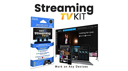 The World's First Stream Engine - SelectTV Combines 100s of TV Channels & Free On Demand Entertainment Use All Your Apps- + Access Live Local Digital W/ Our Streaming Kit (KIT01-RET)