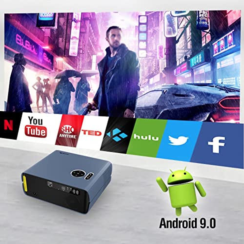 LDCHNH Home Projector Airplay High Brightness Full 1080p Android 9.0 System FreeShipping Home Theater Projector