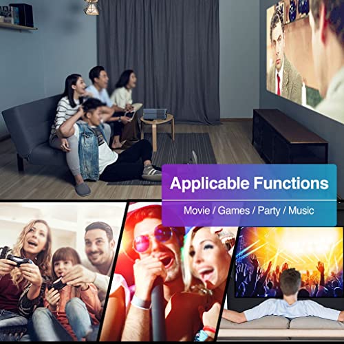 LDCHNH Home Projector Airplay High Brightness Full 1080p Android 9.0 System FreeShipping Home Theater Projector