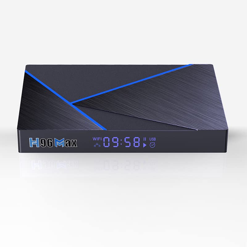 H96 MAX V56 TV Box Android 12 4GB 32GB Rockchip RK3566 2.4G/5G Dual WiFi H.265 8K Ultra HD Set tv Box with i8 Keyboard