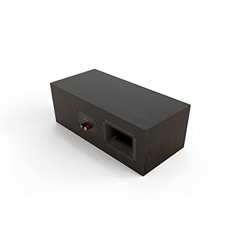 Klipsch Reference Premiere RP-500C II Center Channel Speaker with Updated Tractrix Horn and Port Technology and 5.25β Cerametallic Woofers for Crystal-Clear Home Theater Dialogue in Ebony