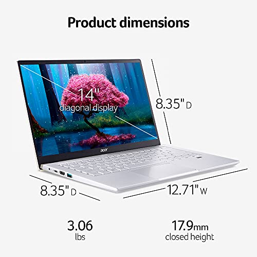 Acer Swift X SFX14-41G-R1S6 Creator Laptop | 14" Full HD 100% sRGB | AMD Ryzen 7 5800U | NVIDIA RTX 3050Ti GPU | 16GB LPDDR4X | 512GB SSD | Wi-Fi 6 | Backlit KB | Amazon Alexa | Windows 10 Home