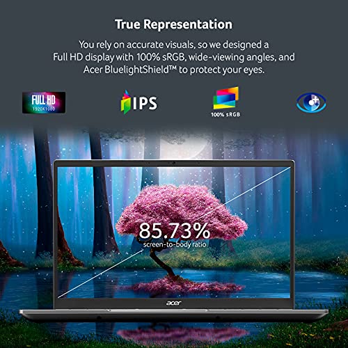 Acer Swift X SFX14-41G-R1S6 Creator Laptop | 14" Full HD 100% sRGB | AMD Ryzen 7 5800U | NVIDIA RTX 3050Ti GPU | 16GB LPDDR4X | 512GB SSD | Wi-Fi 6 | Backlit KB | Amazon Alexa | Windows 10 Home