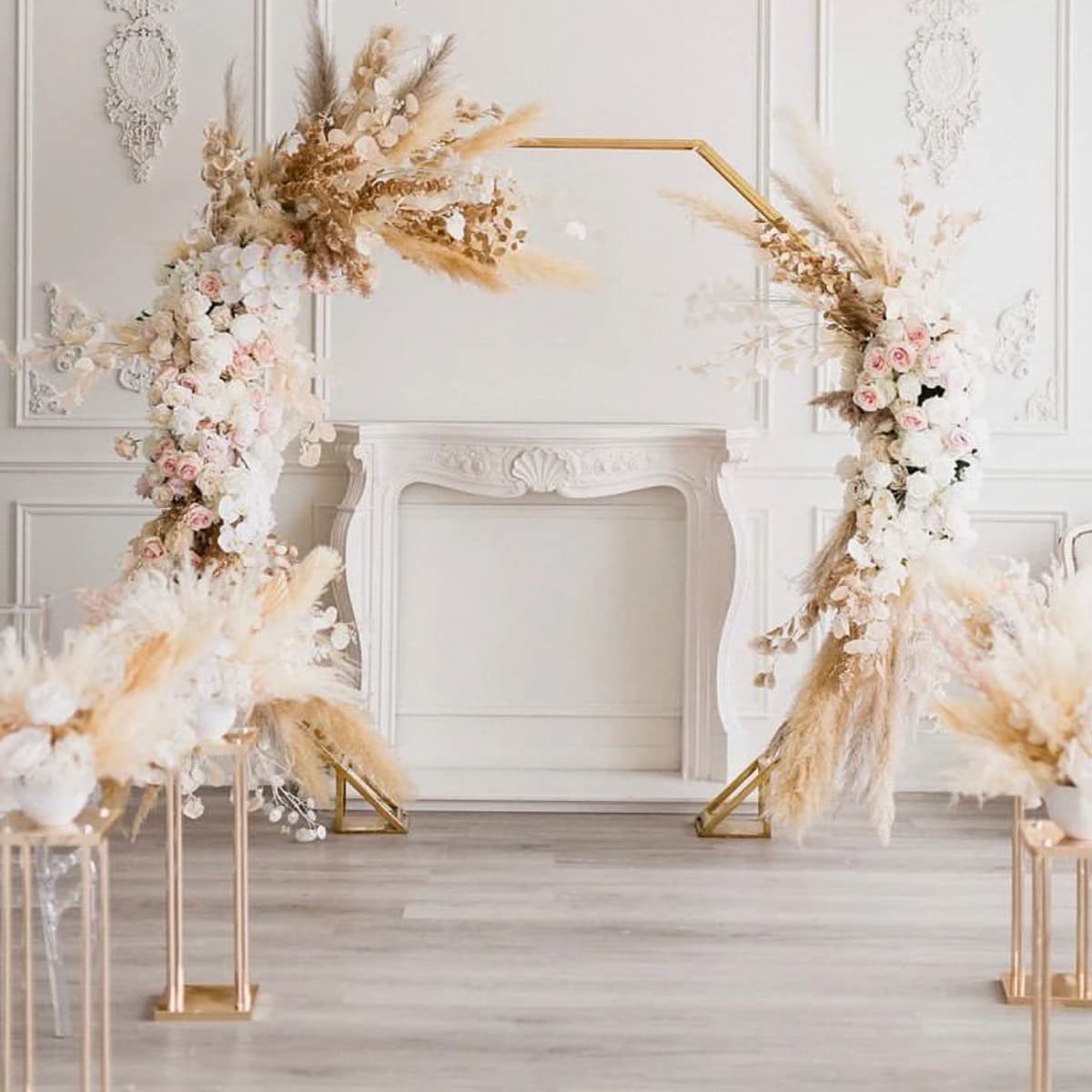 95PCS Dried Flowers Pampas Grass Boho Decor, Dried Pampas Grass for Boho Home, Wedding, Baby Shower Decorations, Bunny Tails Dried Flowers, Table Decor Home Decorations