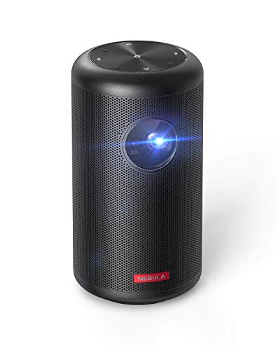 Nebula Capsule II Smart Mini Projector with Nebula 100-Inch Projector Screen