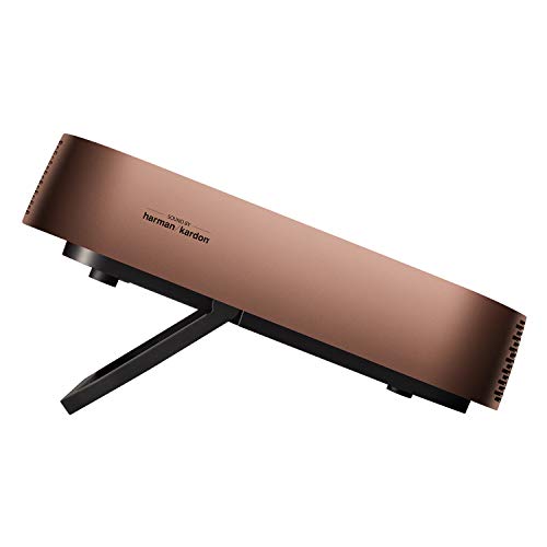 ViewSonic M2 1080p Portable Projector with 1200 LED Lumens, H/V Keystone, Auto Focus, Harman Kardon Bluetooth Speakers, HDMI, USB C, 12GB Storage, Stream Netflix with Dongle