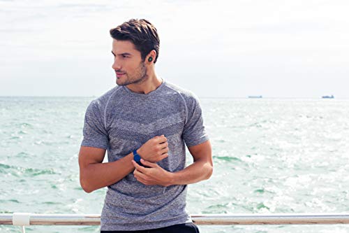 Altec Lansing True Evo+ Truly Wireless Earphones, 4 Hours of Battery Life, Receive Up to 4 Charges on The Go, Access Siri or Google Voice Assistant via Bluetooth Through Your Smartphone, MZX659-BLK