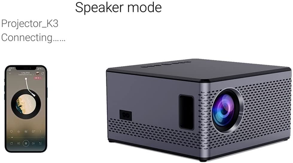 Feilx Mini Projector 2022 Upgraded Portable Video-Projector,Full HD 1080P LED Projector for Home Theater 7200 Lumens WiFi Mirroring USB Speakers