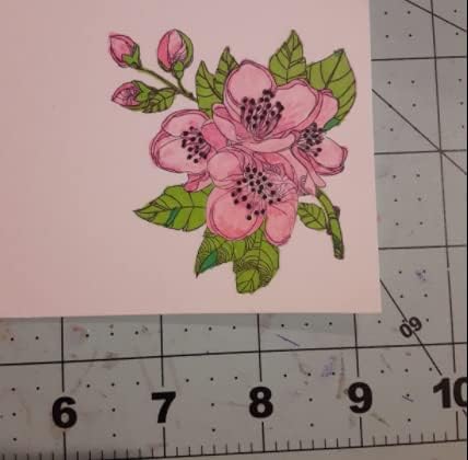KWELLAM Flowers Clear Stamps for Card Making Decoration and DIY Scrapbooking