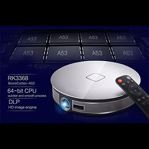 Feilx Mini Projector 2022 Upgraded Portable Video-Projector,Portable DLP Mini Projector 1280x720P WiFi HDMI Compatible Support 1080P 4K Home Theater Projector